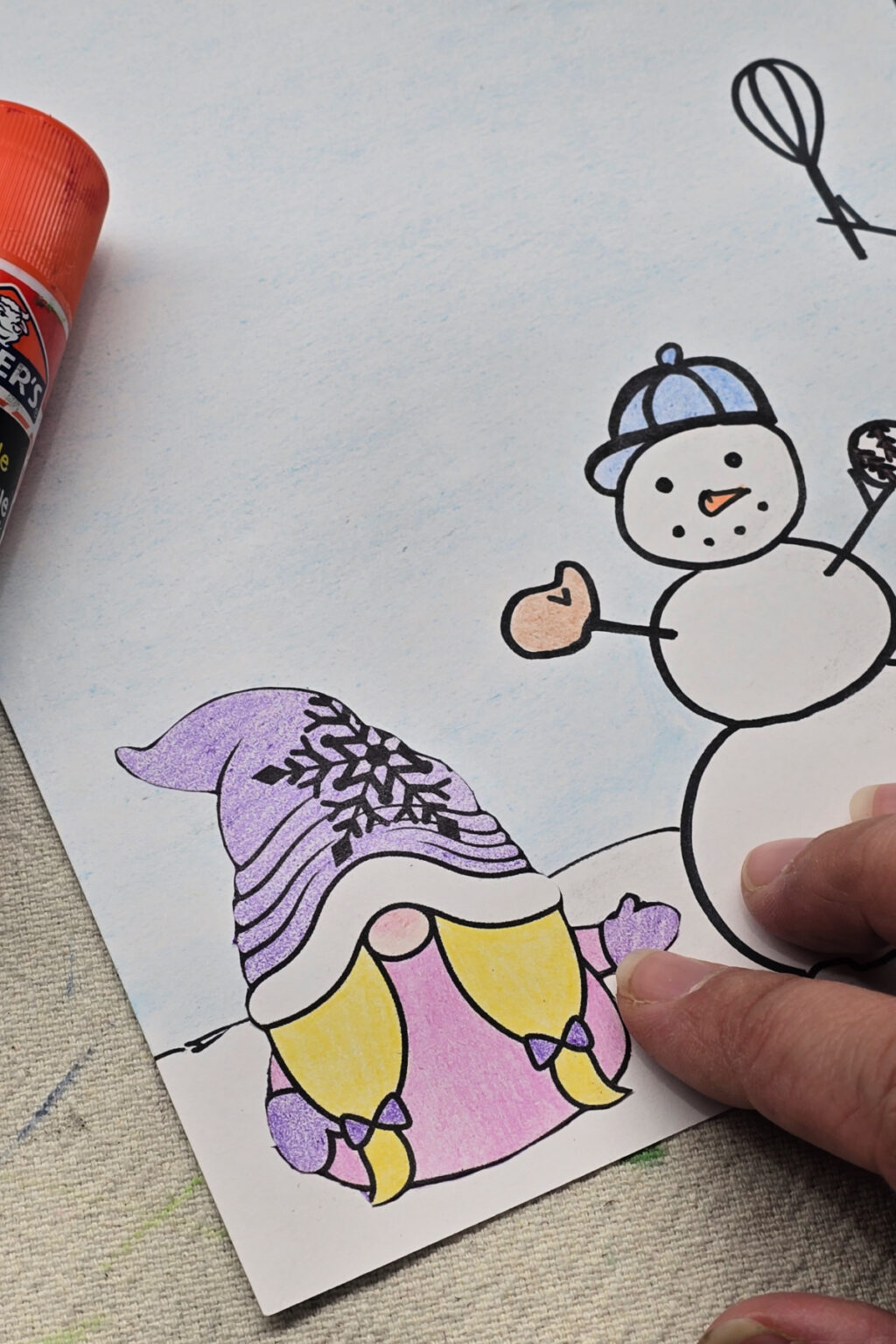 Diagonal Composition Art Project for Kids • Kids Activities Blog