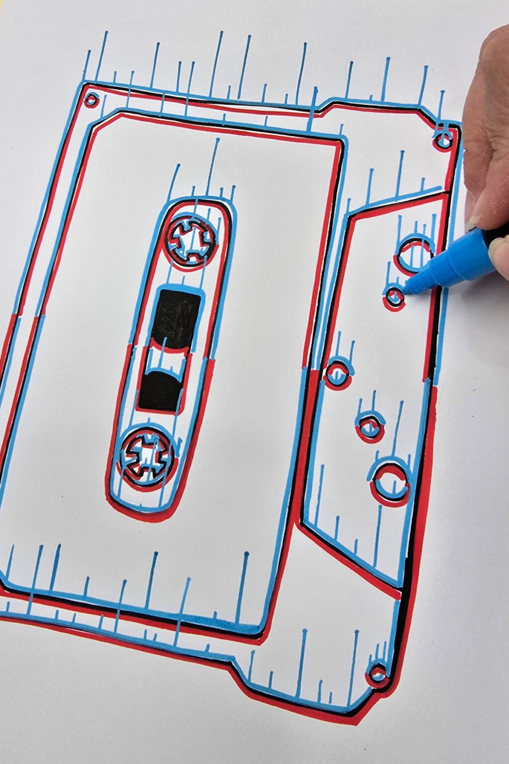 Drawing Glitch Art Project for Kids • Kids Activities Blog