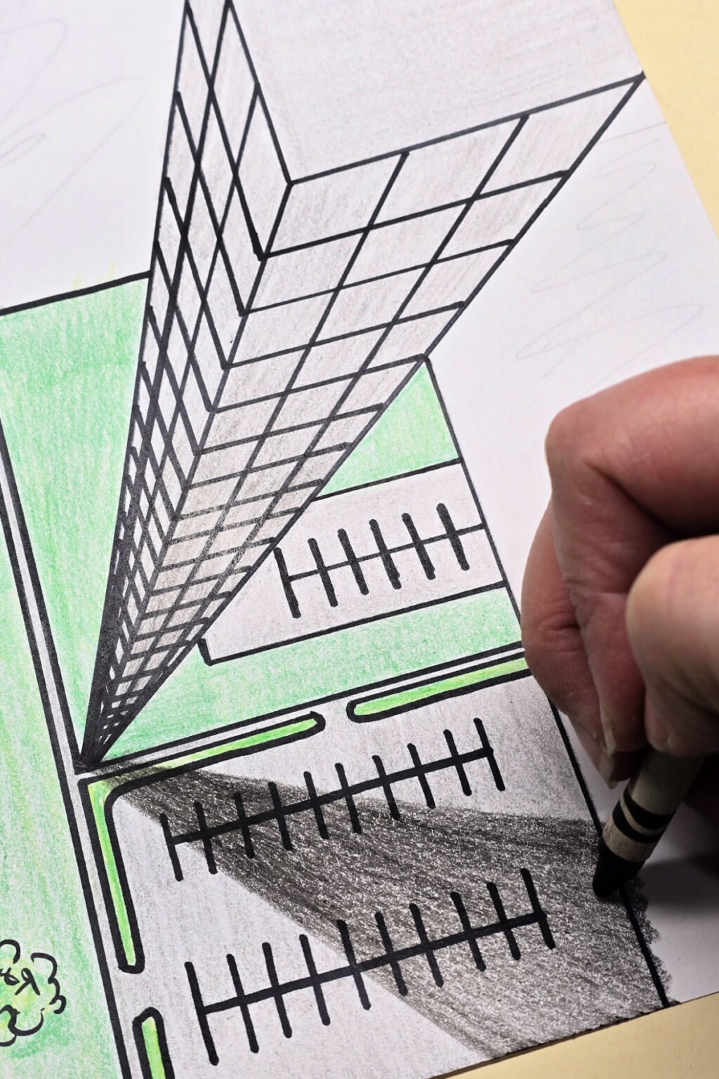 Drawing 3D Illusion Art Project for Older Kids • Kids Activities Blog