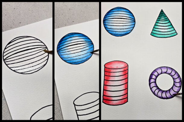 3D Shapes and Form Art Project for Kids • Kids Activities Blog