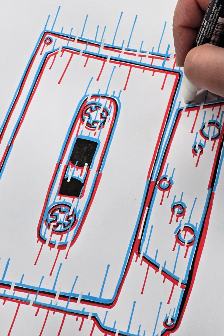 Drawing Glitch Art Project for Kids • Kids Activities Blog