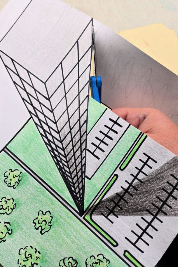 Drawing 3D Illusion Art Project for Older Kids • Kids Activities Blog
