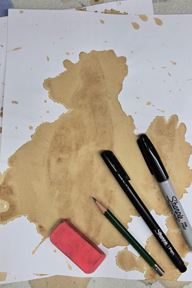 Coffee Spill Discovery Art Project for Kids • Kids Activities Blog
