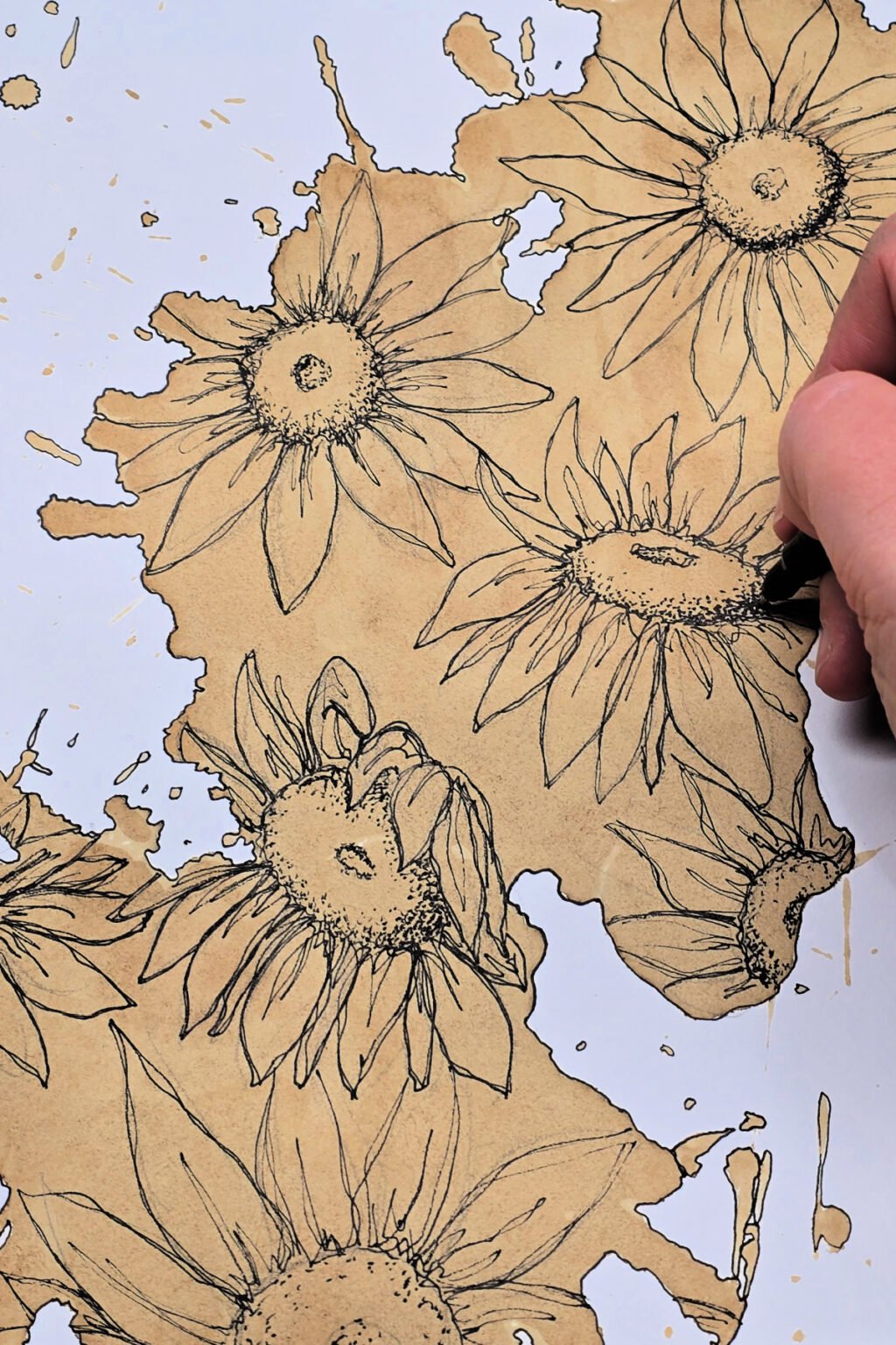 Coffee Spill Art Project for Kids • Kids Activities Blog