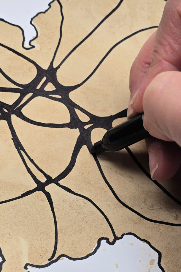 Monochrome Neurographic Art Project for Kids • Kids Activities Blog