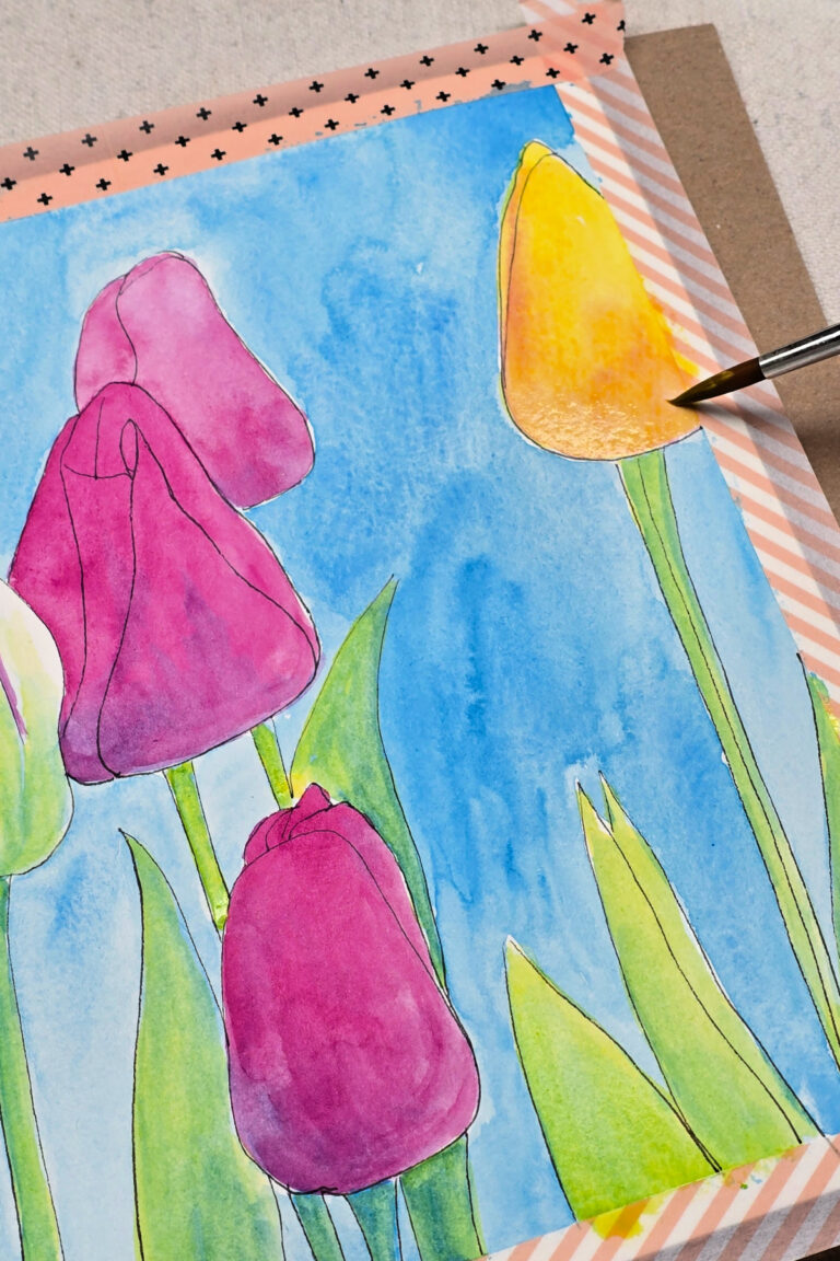 Layering Watercolors Art Project for Kids • Kids Activities Blog