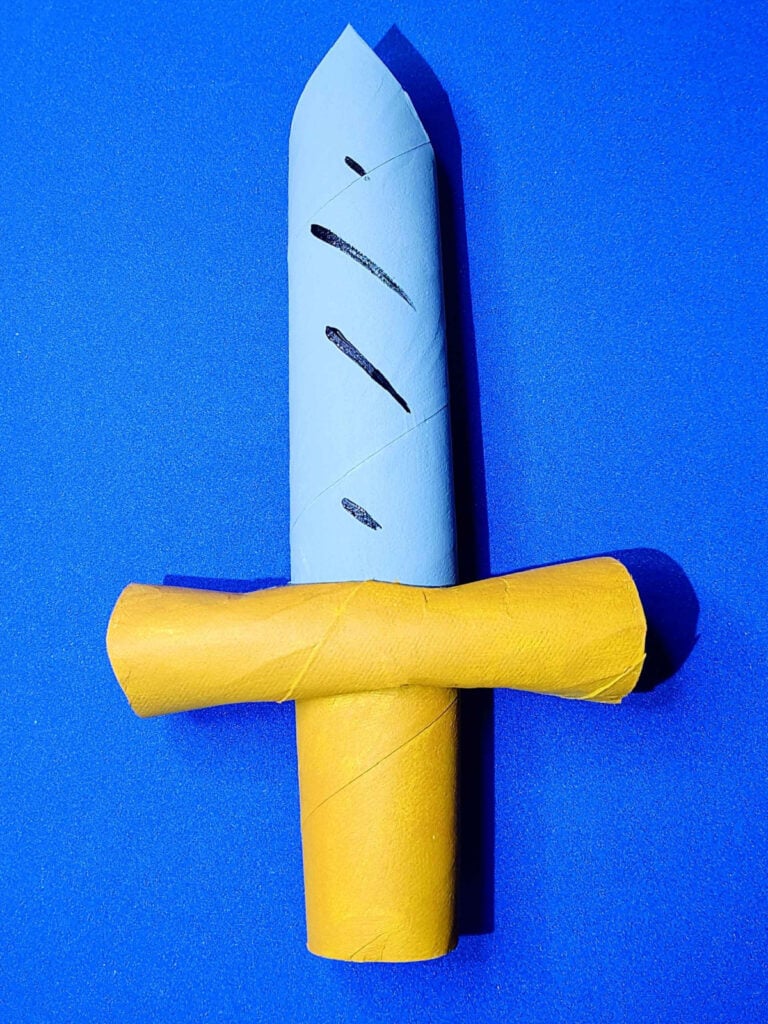 DIY Sword Craft Using Paper Towel Tubes - Kids Activities Blog