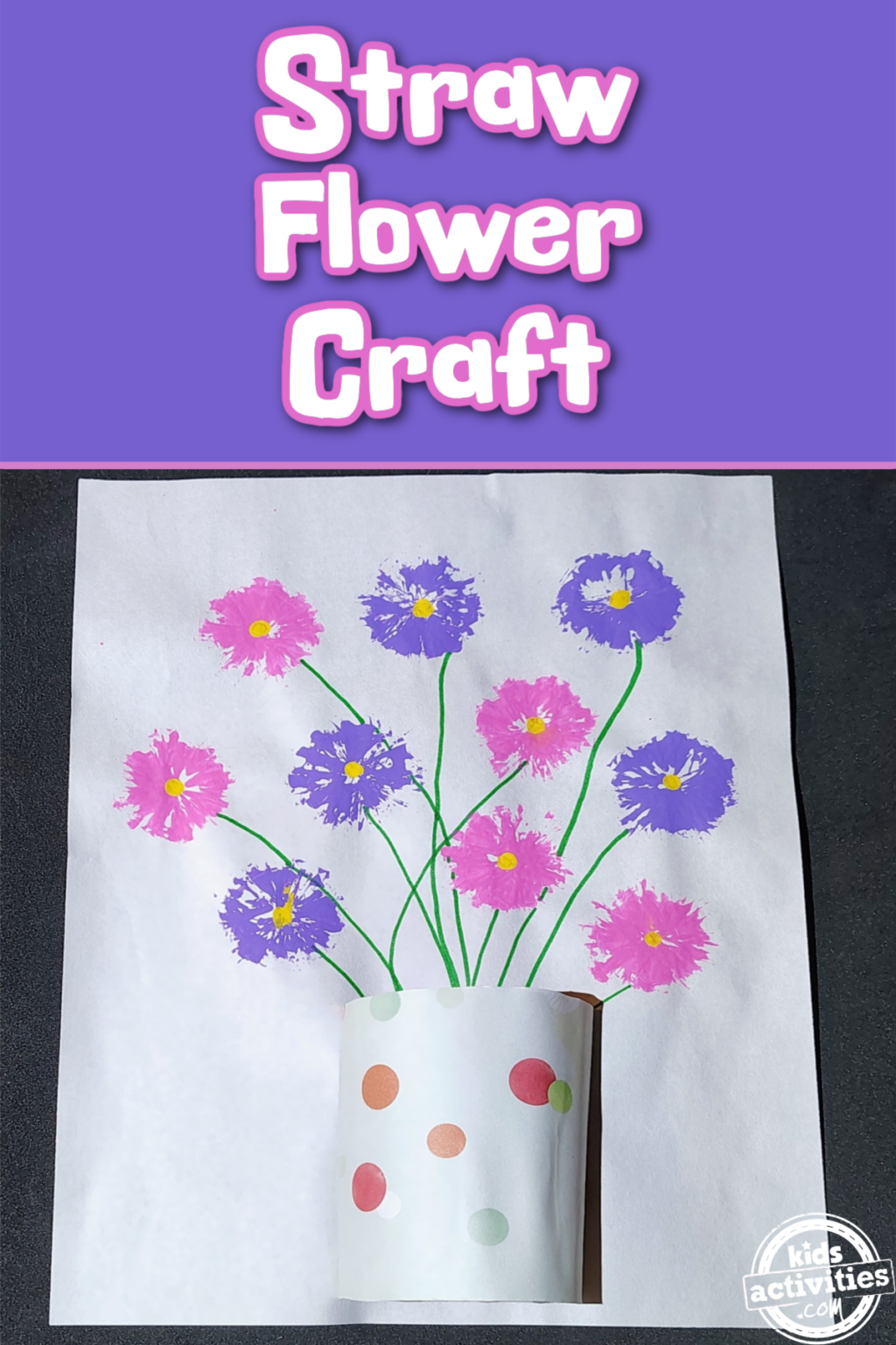 Easy and Fun Spring Straw Flower Craft for All Ages | Kids Activities Blog