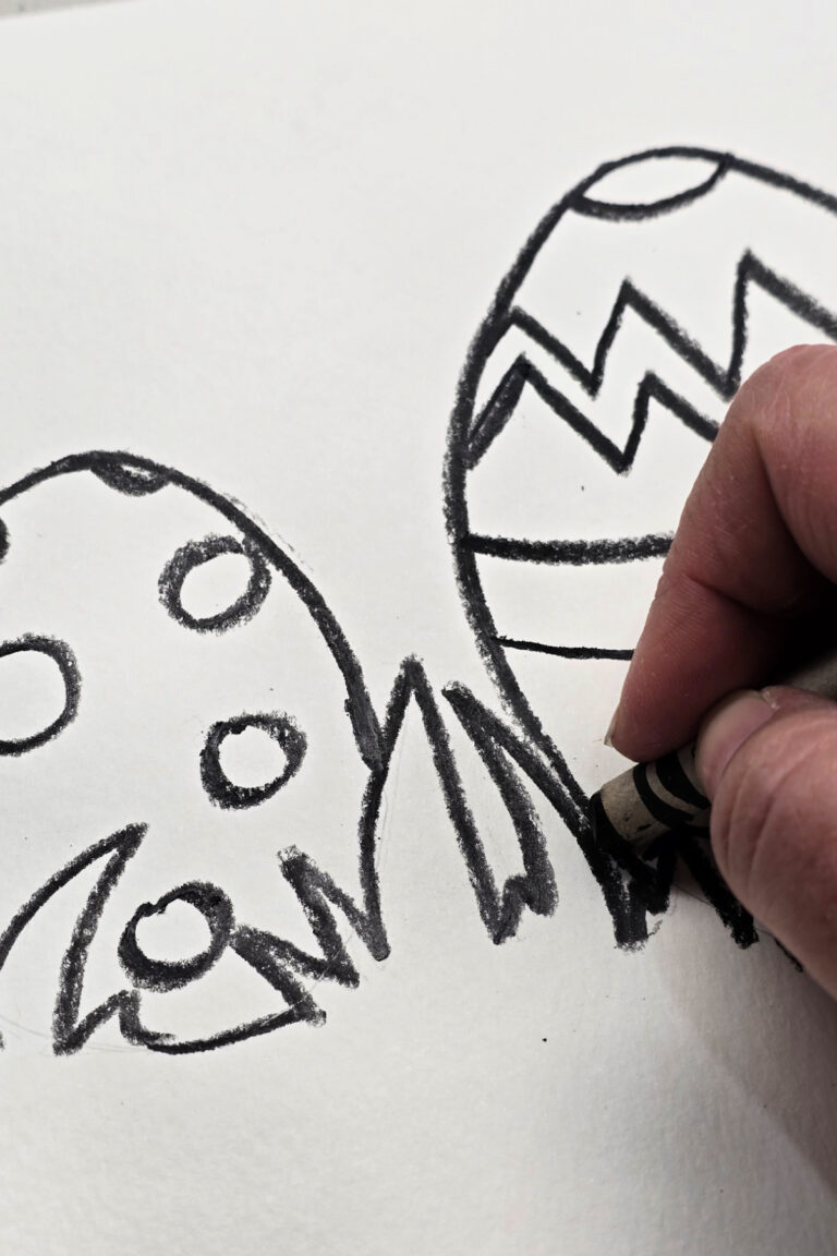 Eggs and Watercolor Values Art Project for Kids • Kids Activities Blog