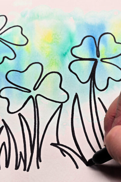 Whimsical Shamrock Art Project for Kids • Kids Activities Blog