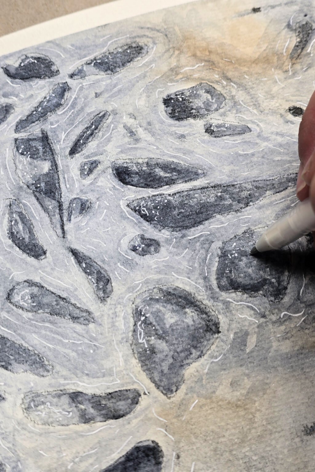 Watercolor Rocks Art Project for Older Kids • Kids Activities Blog