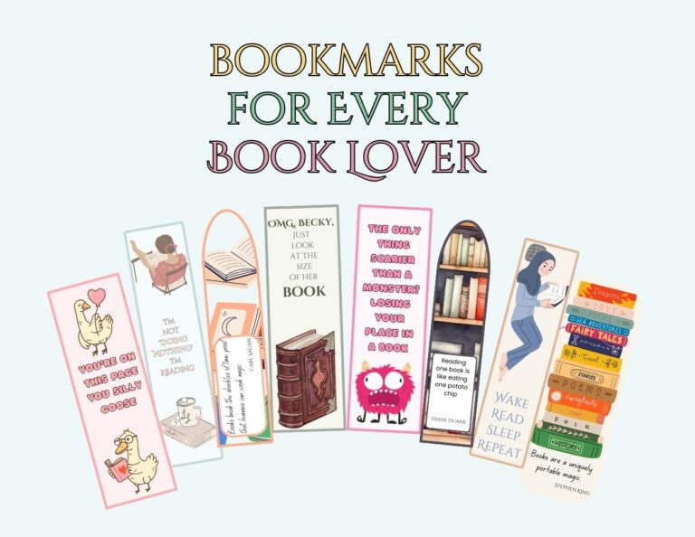 24 Printable Bookmarks for Kids (& Their Favorite Grown-Ups) Kids ...