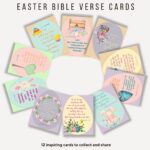 Easter-themed Bible Verse Cards Printable Kids Activities Blog