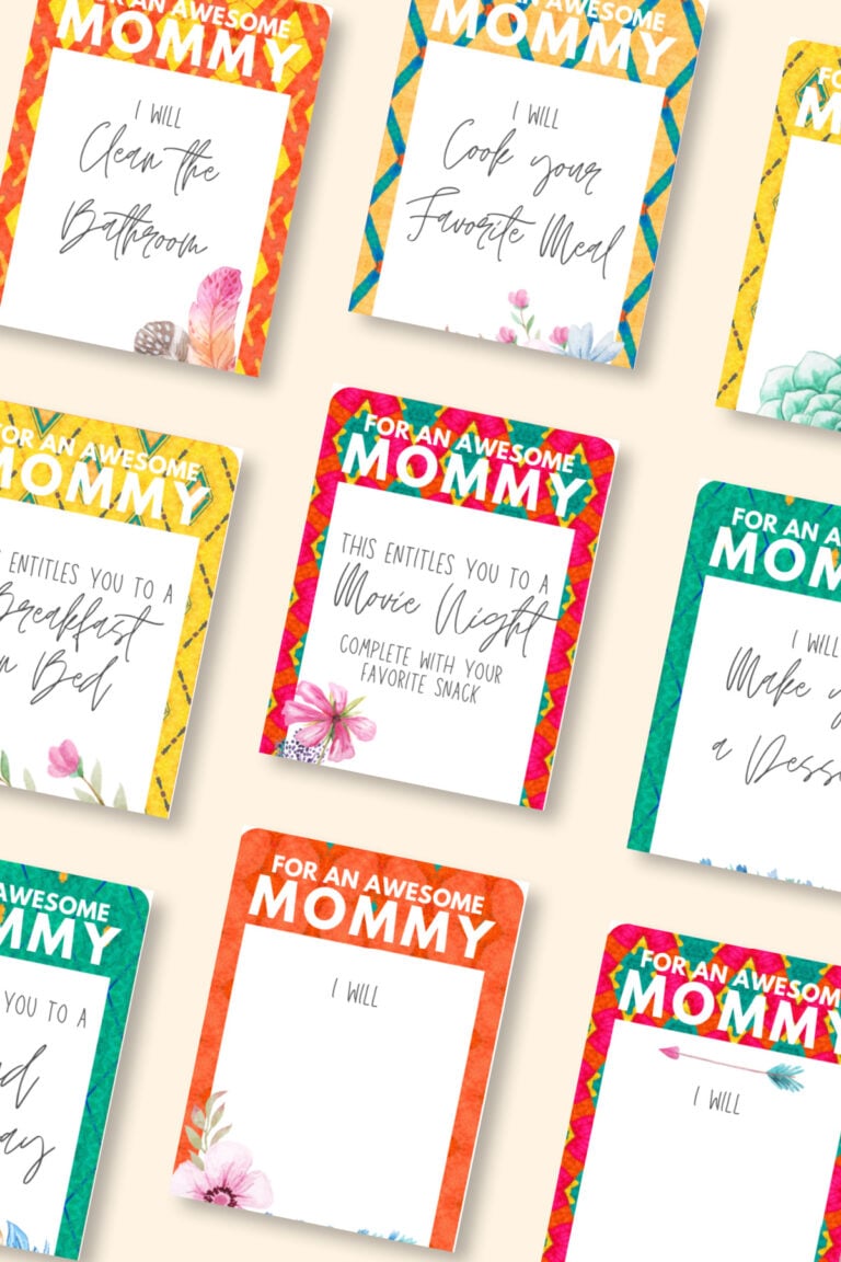 4 Free Printable Mother's Day Cards Kids Can Color | Kids Activities Blog