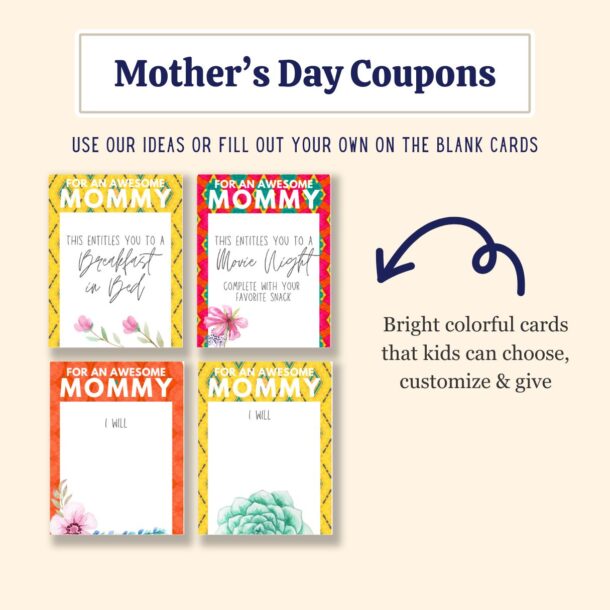 Printable Coupons for Mom: Sweet Gift Kids Can Give Kids Activities Blog
