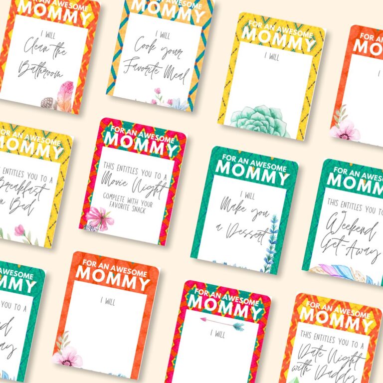 Printable Coupons for Mom: Sweet Gift Kids Can Give Kids Activities Blog