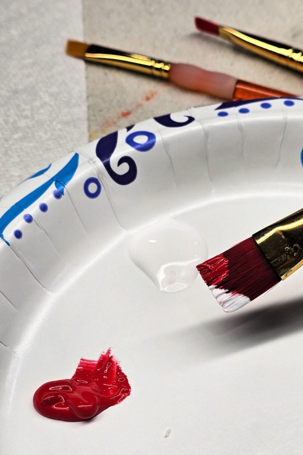 One Stroke Painting Art Project for Kids • Kids Activities Blog