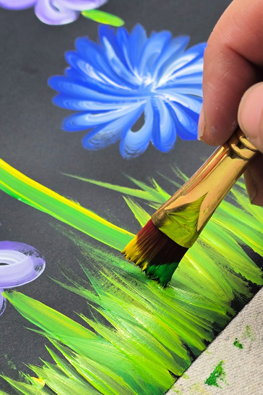 One Stroke Painting Art Project for Kids • Kids Activities Blog