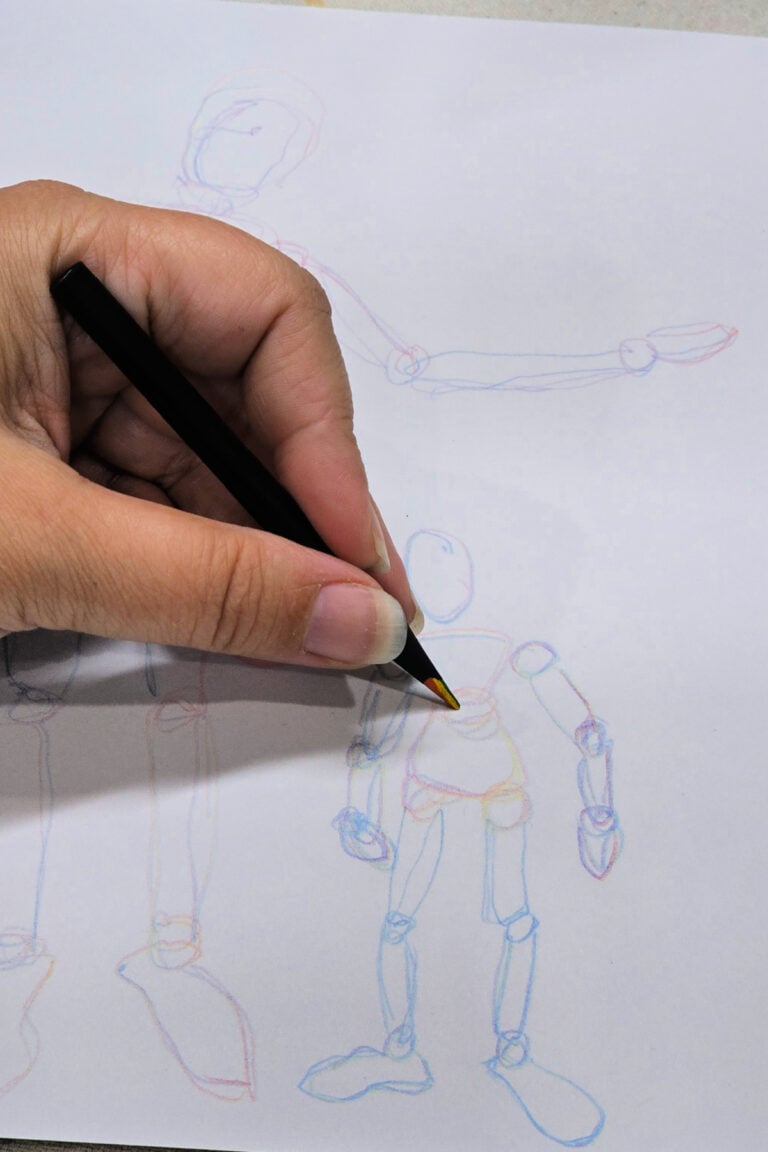 Drawing With Non-Dominant Hand Art Project for Kids • Kids Activities Blog
