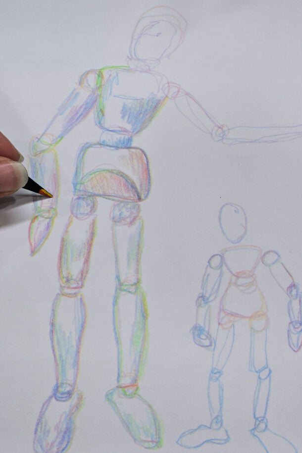 Drawing With Non-Dominant Hand Art Project for Kids • Kids Activities Blog