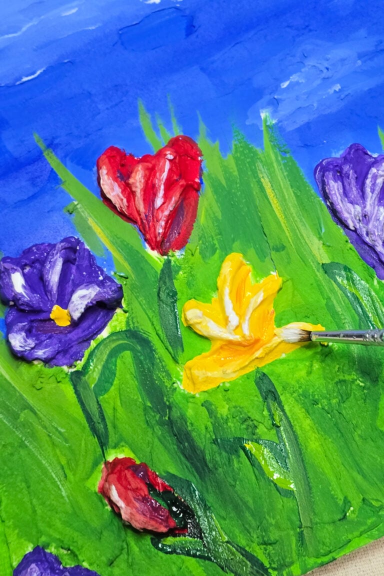Textured Painting Art Project for Kids • Kids Activities Blog