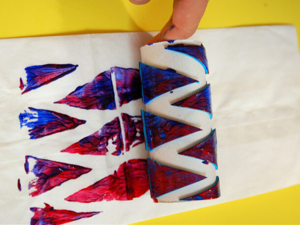 Simple and Fun Foam Stamp Roller | Kids Activities Blog