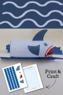 Gulp Gulp... Free Fish Template To Print! | Kids Activities Blog