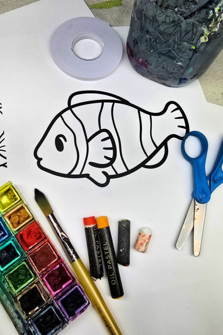 Clownfish Art Project for Kids • Kids Activities Blog