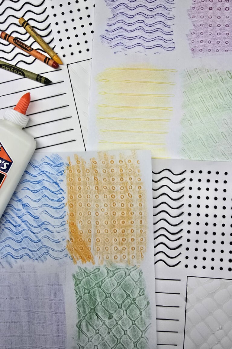 Implied Textures Art Project • Kids Activities Blog