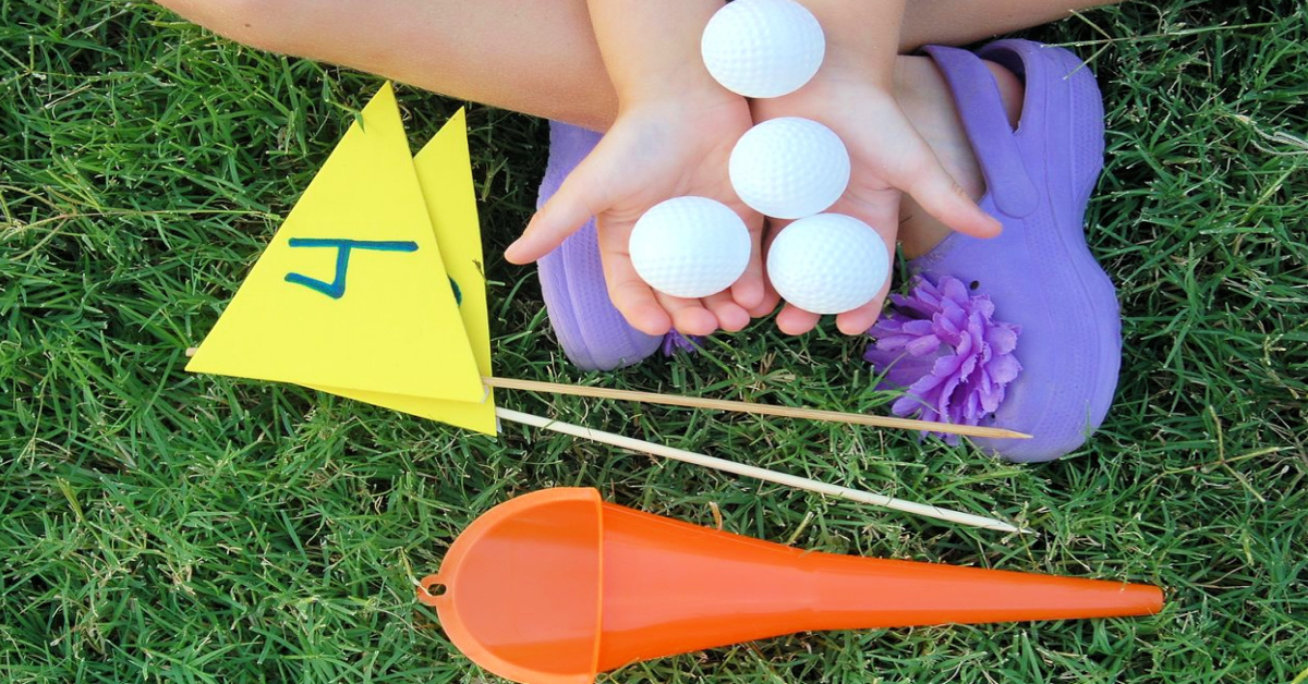Super Fun Golf Toss Game For Kids | Kids Activities Blog