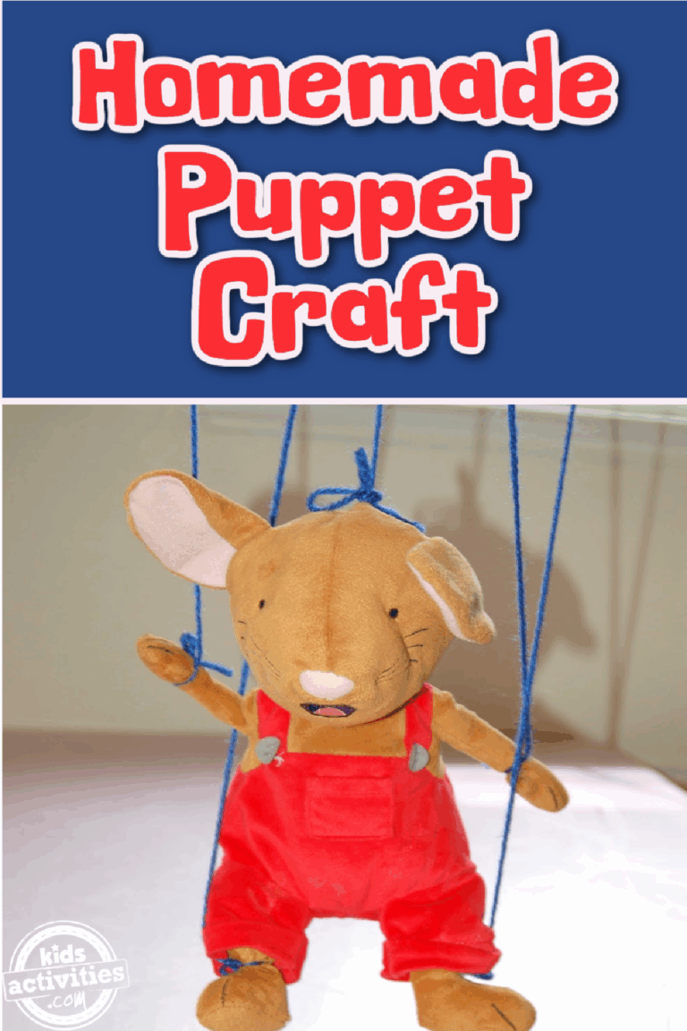 Let's Make A DIY Marionette Using Stuffed Animals | Kids Activities Blog