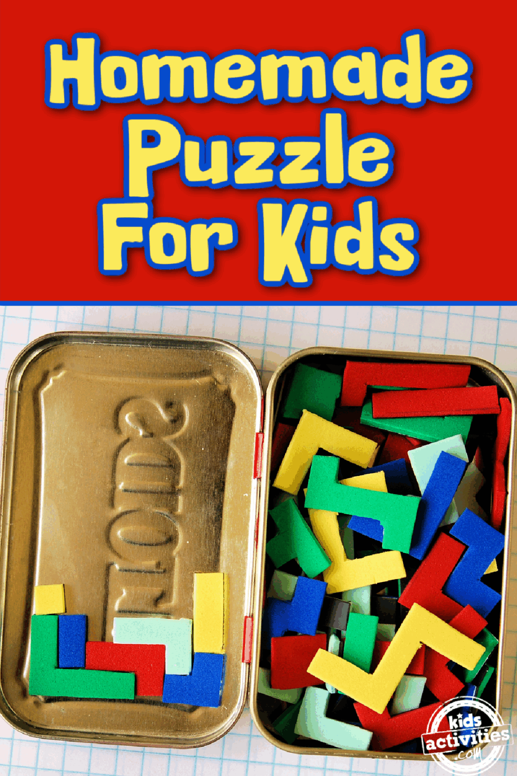 DIY Pocket Puzzle Game | Kids Activities Blog
