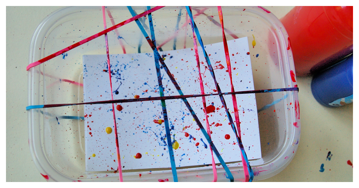 Fun and Messy Splatter Paint Craft For Kids | Kids Activities Blog