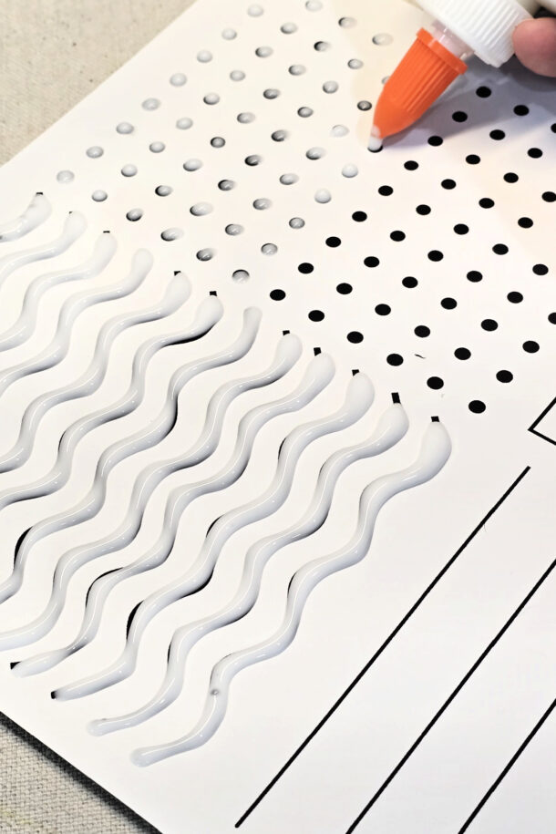 Glue Texture Rubbings Art Project for Kids • Kids Activities Blog