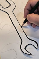 Overlapping Tools Art Project for Kids • Kids Activities Blog
