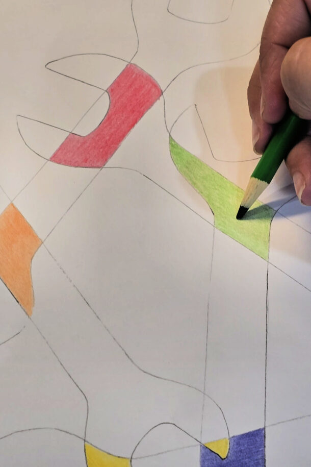 Overlapping Tools Art Project for Kids • Kids Activities Blog