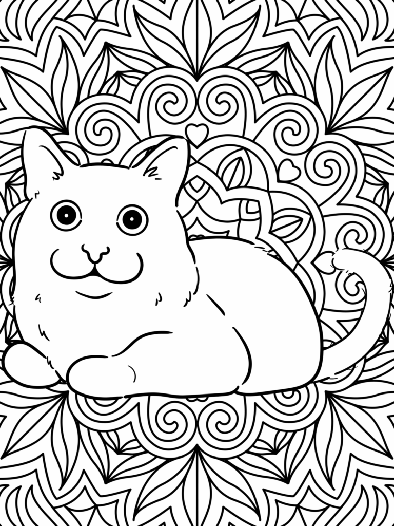 Free Printable Cat Coloring Book | Kids Activities Blog