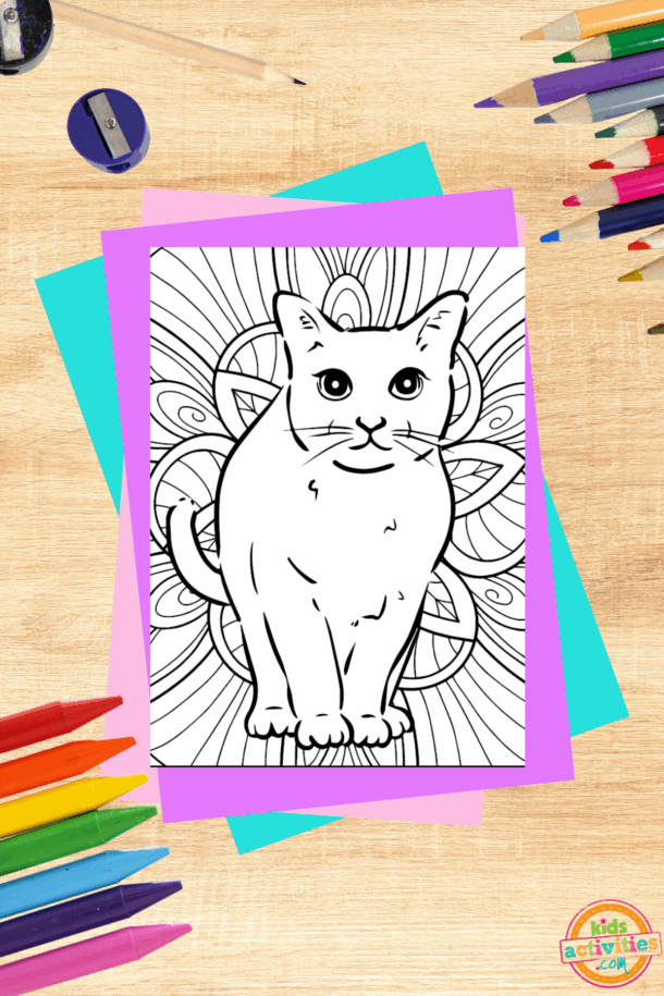 Free Printable Cat Coloring Book | Kids Activities Blog
