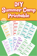 Printable Summer Camp at Home: Easy Fun for Kids All Summer Long | Kids ...