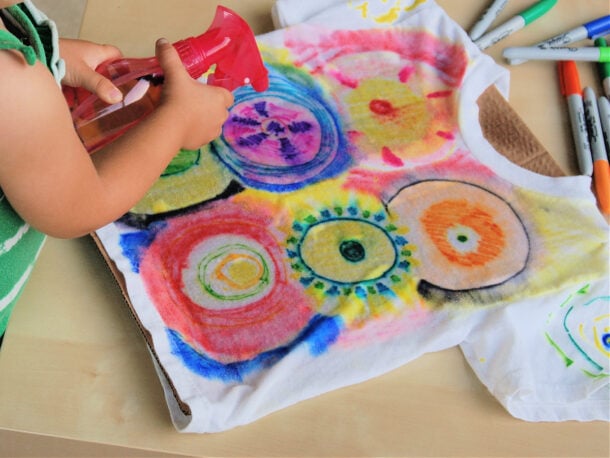 Colorful Chemistry: Tie Dye Magic with Permanent Markers | Kids ...