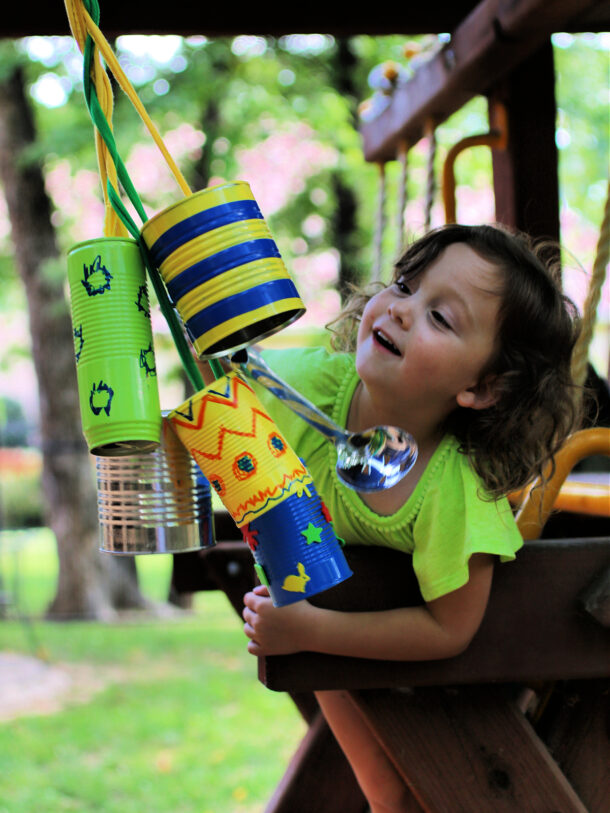 Fun Homemade Wind Chime Craft Using Recycled Cans | Kids Activities Blog