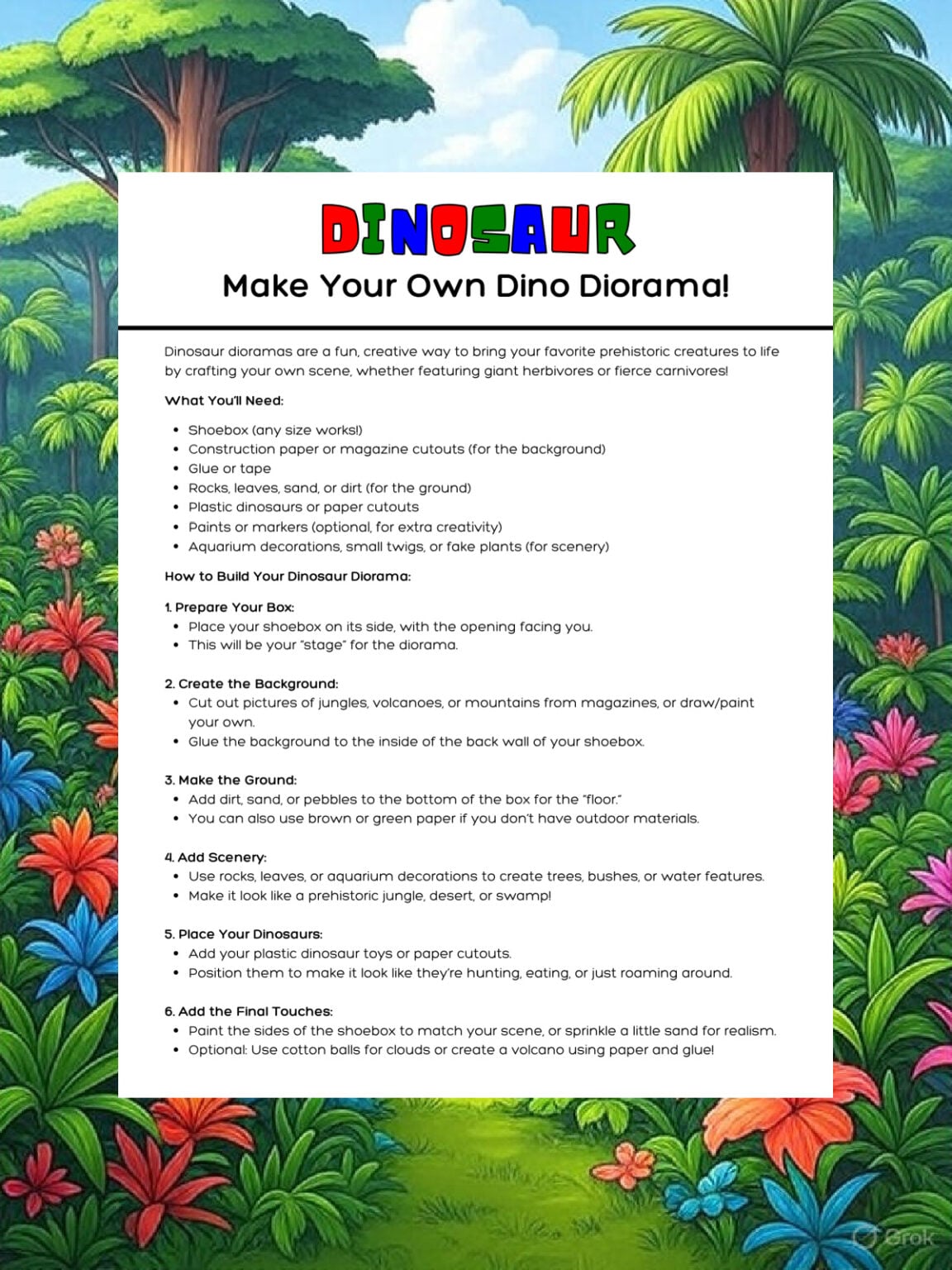 Stomp Into Learning with Free Dinosaur Printables! | Kids Activities Blog