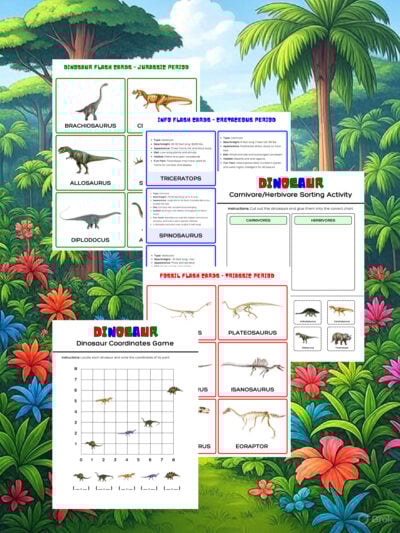 Stomp Into Learning with Free Dinosaur Printables! | Kids Activities Blog