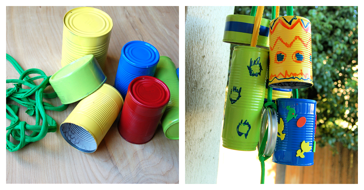 Fun Homemade Wind Chime Craft Using Recycled Cans | Kids Activities Blog