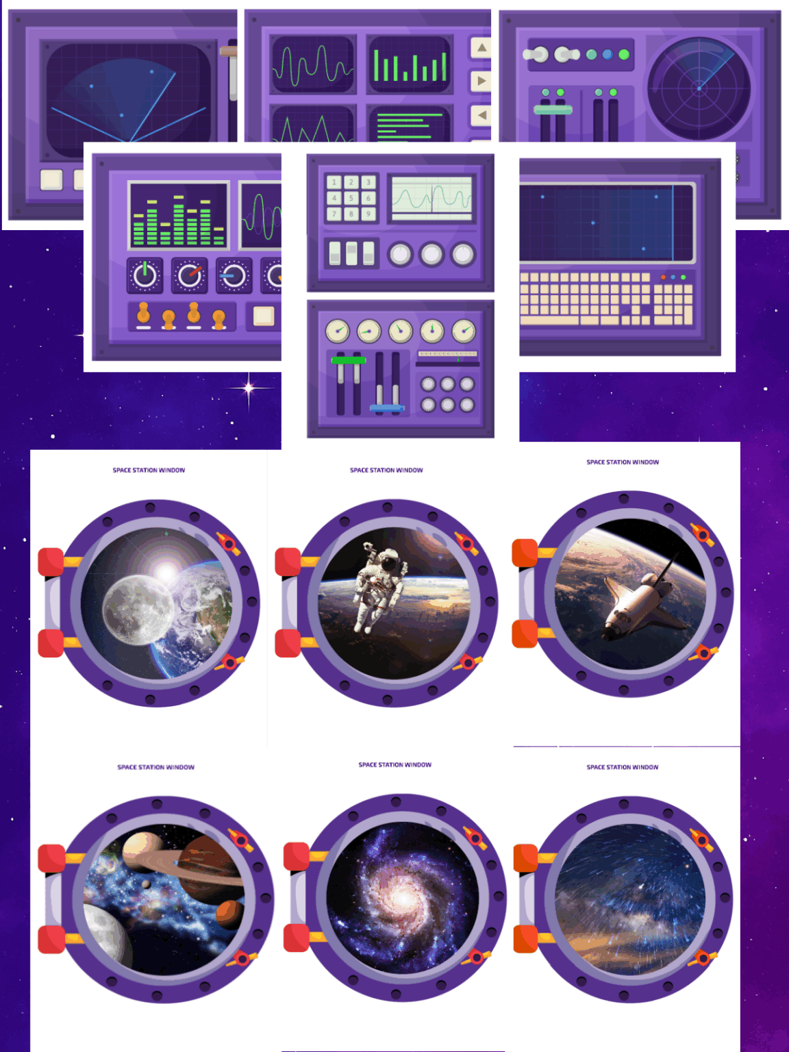 Cosmic Fun! Space Pretend Play Printables for Little Astronauts | Kids ...