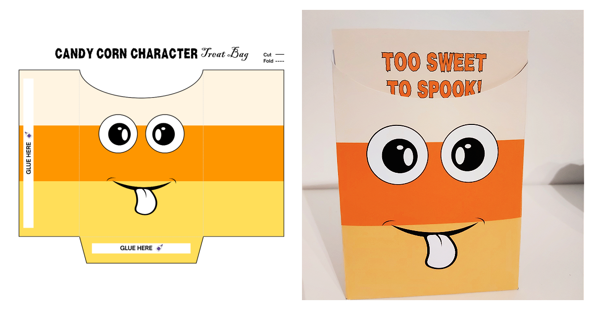 Cute & Creepy Halloween Treat Bag Printable Craft Kids Activities Blog