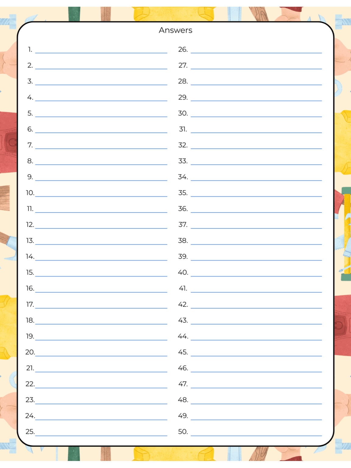 Learn About Labor Day with This Free Printable Quiz | Kids Activities Blog