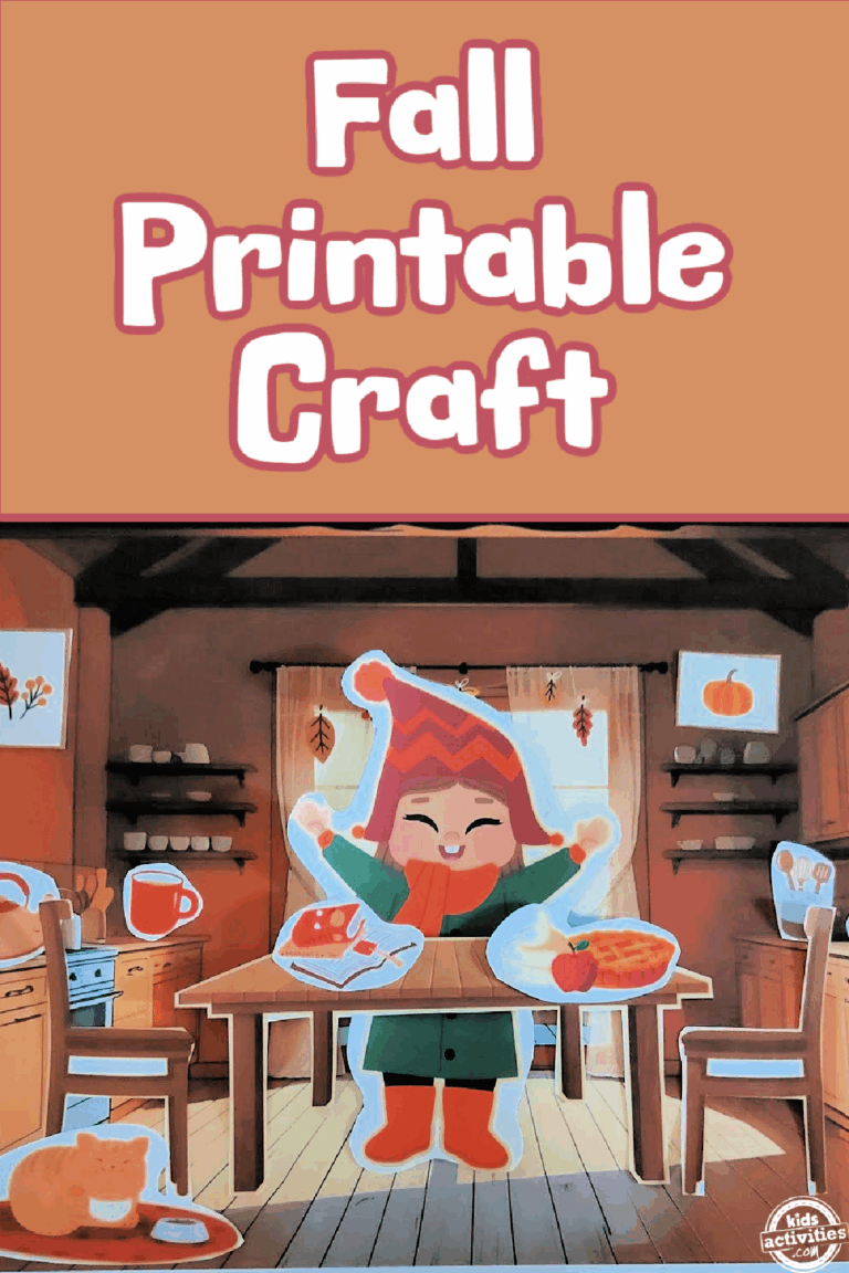 Fun and Cozy Fall Build A Scene Printable Craft Kids Activities Blog