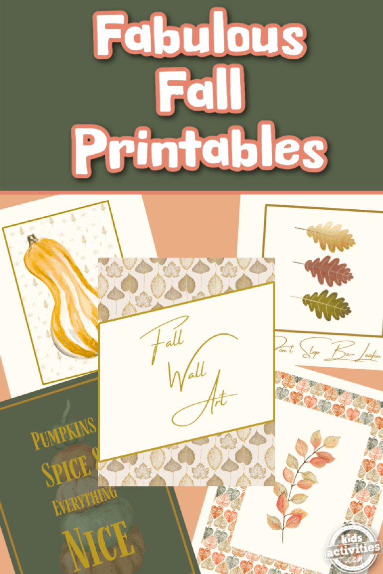 Fabulous Free Fall Posters | Kids Activities Blog