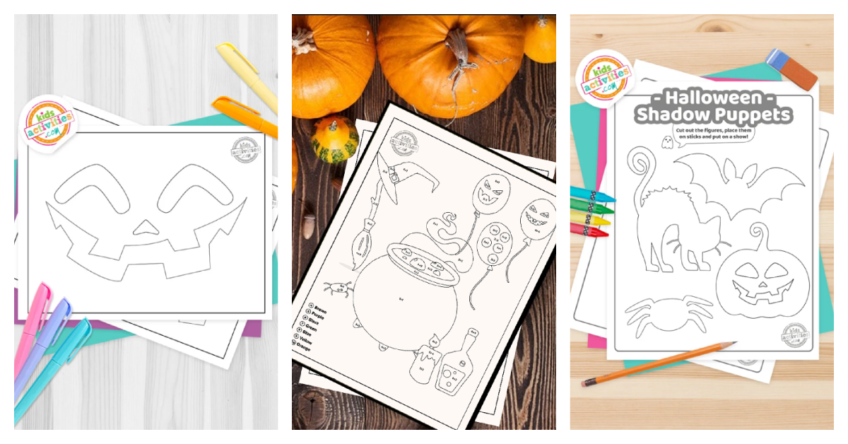 A List of Frightfully Fun Halloween Printables for Kids | Kids ...